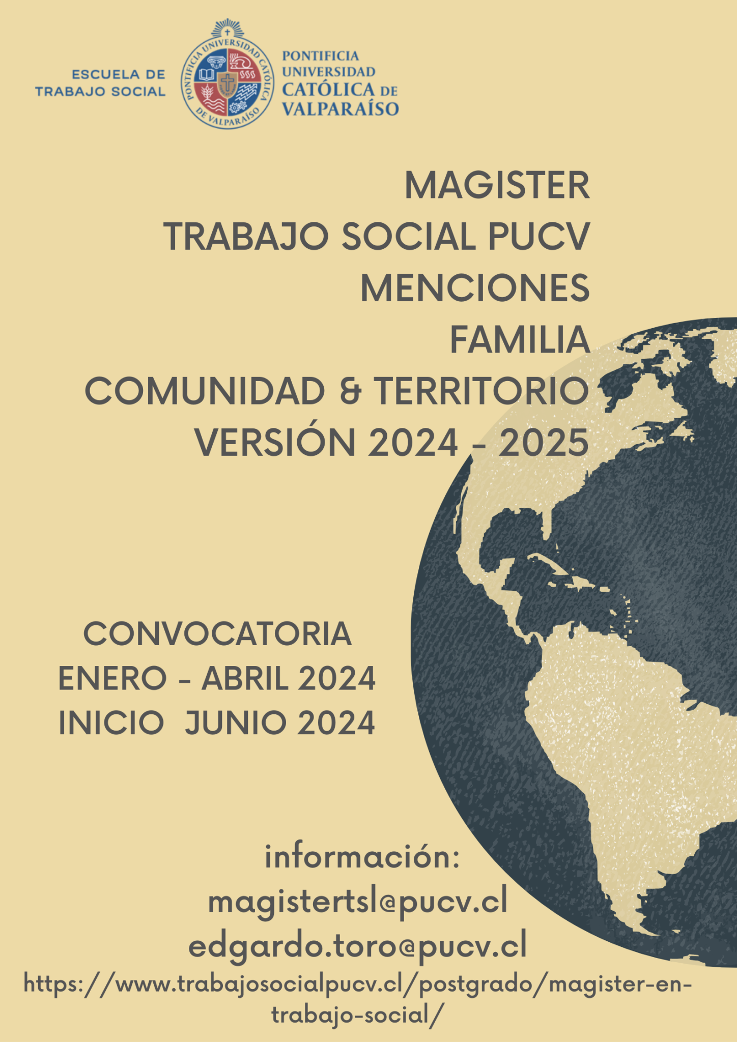 Magíster en Trabajo Social ofrece una perspectiva interdisciplinaria sobre distintos fenómenos ...